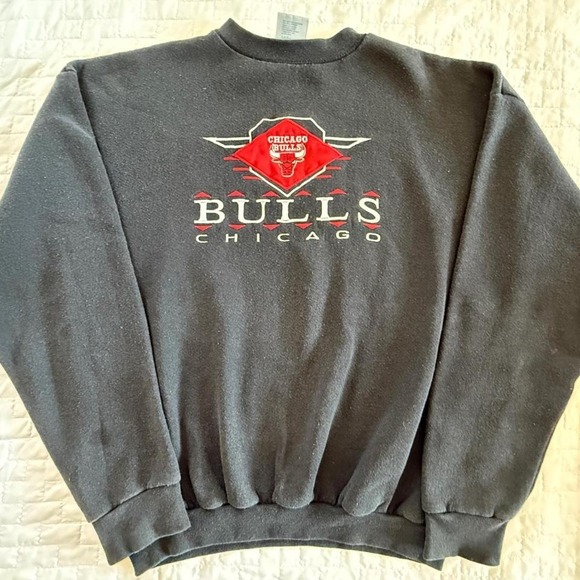 NBA | Shirts | Vintage Chicago Bulls Big Logo American Basketball Team ...